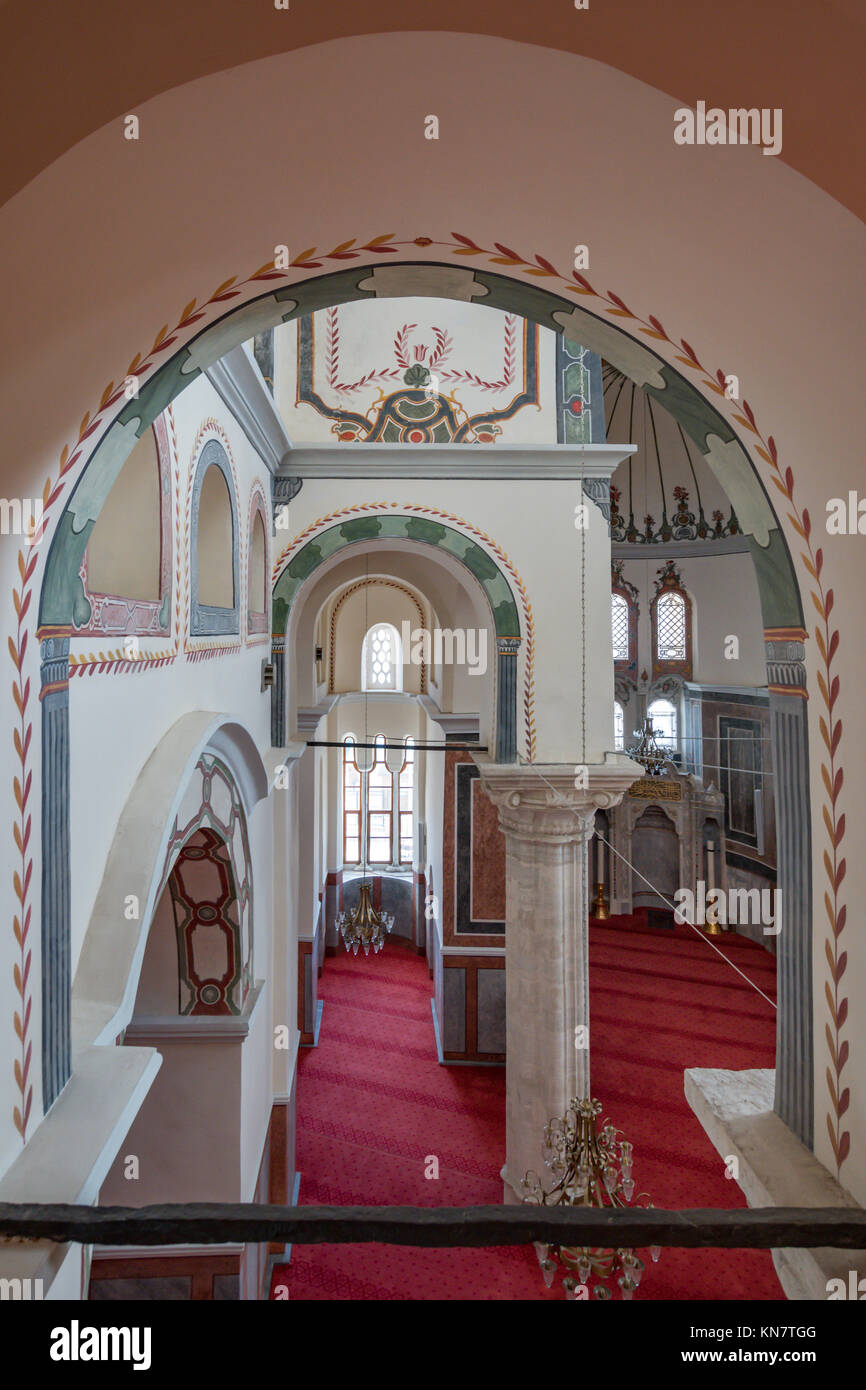 Interior view of The Zeyrek Mosque(Monastery of the Pantocrator ...