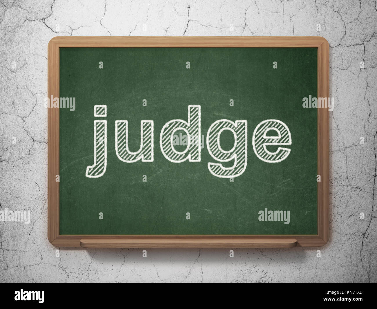 Law concept: Judge on chalkboard background Stock Photo - Alamy