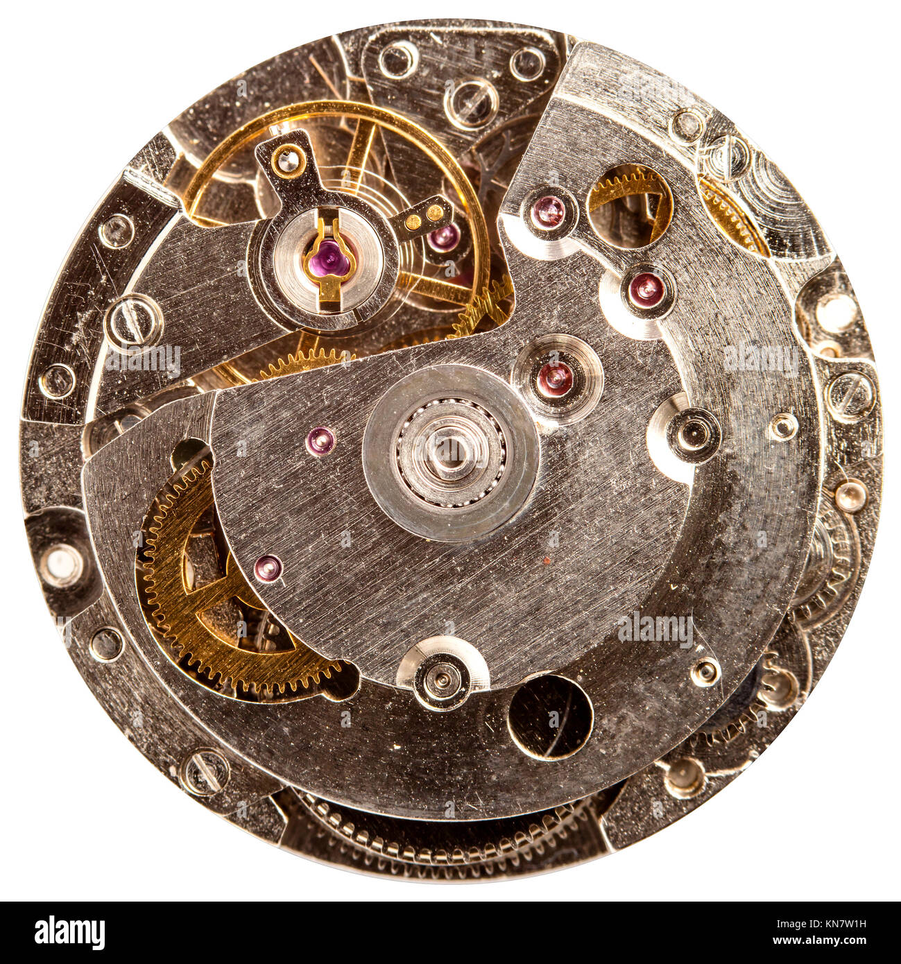 clockwork old mechanical USSR watch, high resolution and detail Stock ...
