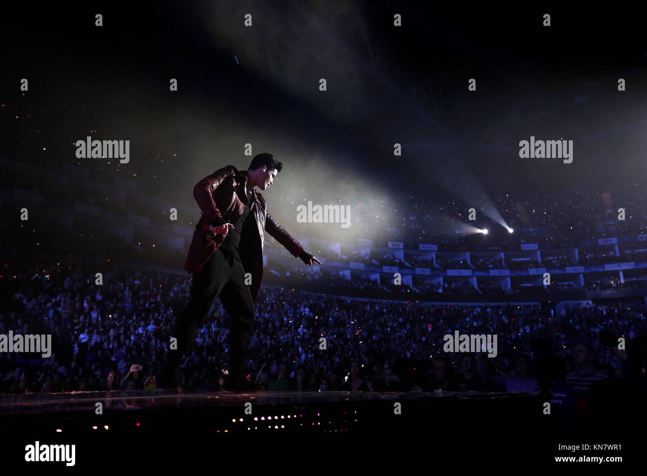 The Script perform on stage during day two of Capital's Jingle Bell ...