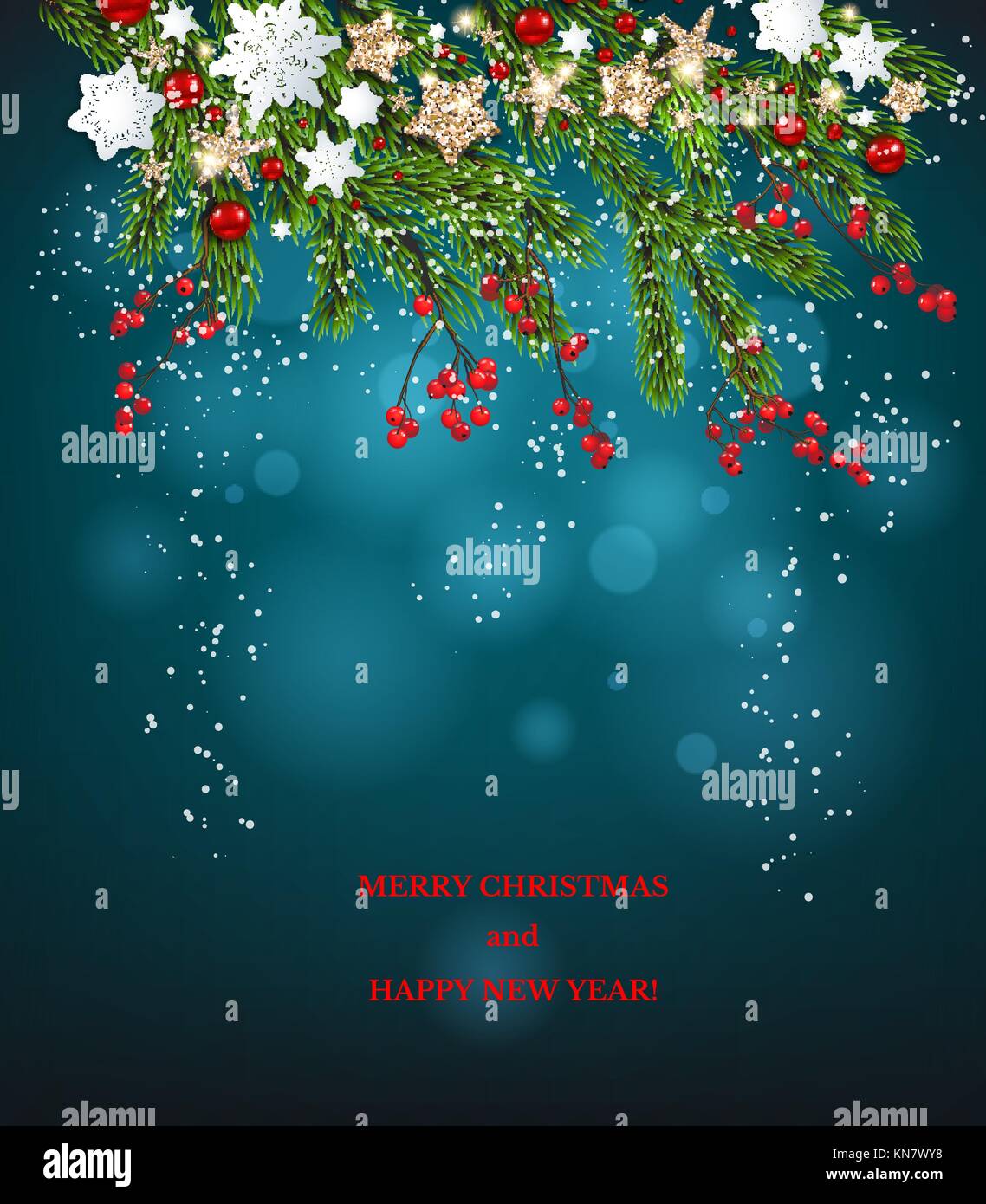 Blue holiday template card Stock Vector Image & Art - Alamy