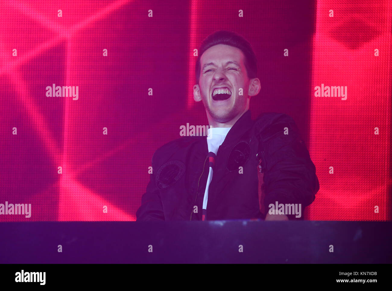Sigala performs on stage during day two of Capital's Jingle Bell Ball ...