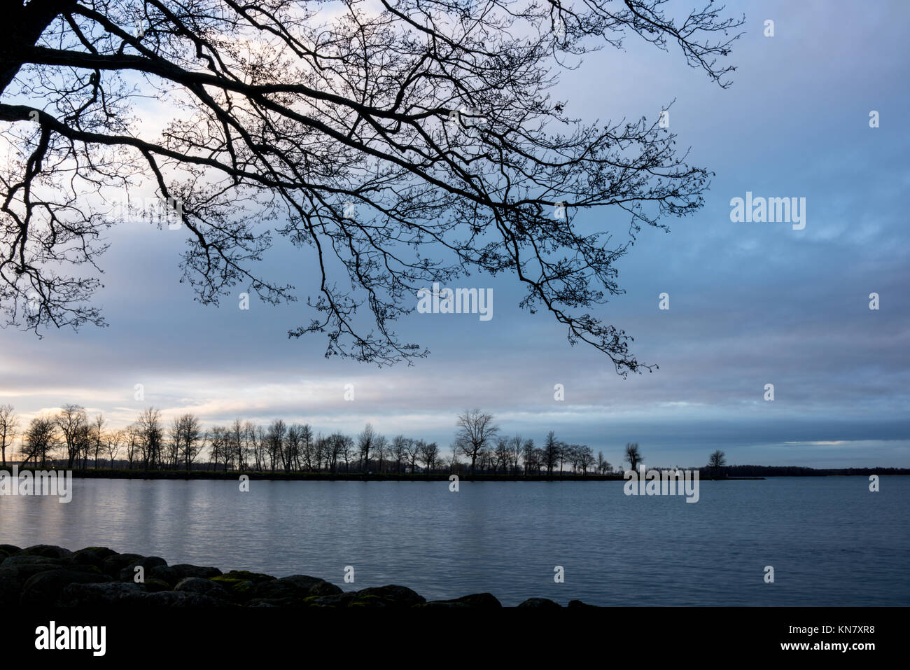 Lake Vattern is Swedens second largest lake Stock Photo - Alamy