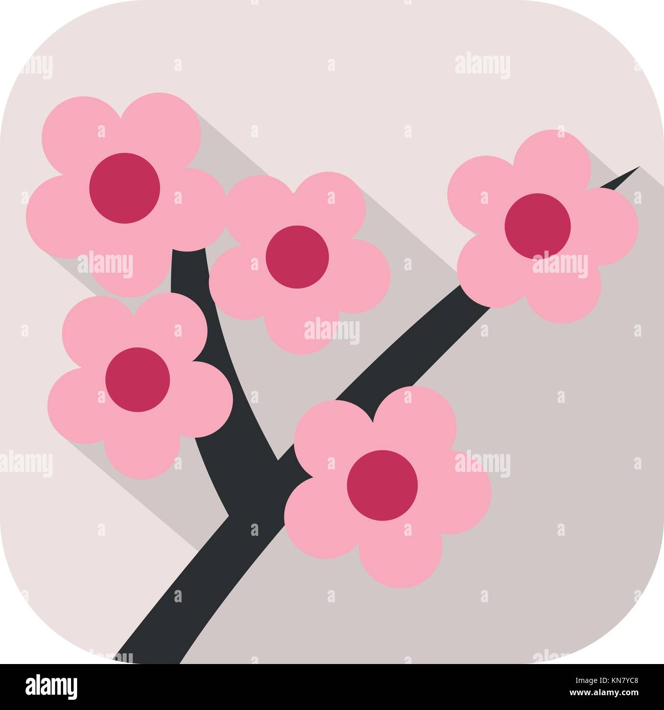 Colorful icon of spring flowers Stock Vector Image & Art - Alamy