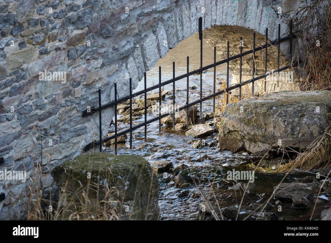 Old Purdys Grist Mill Lindsay Ontario Stock Photo - Alamy