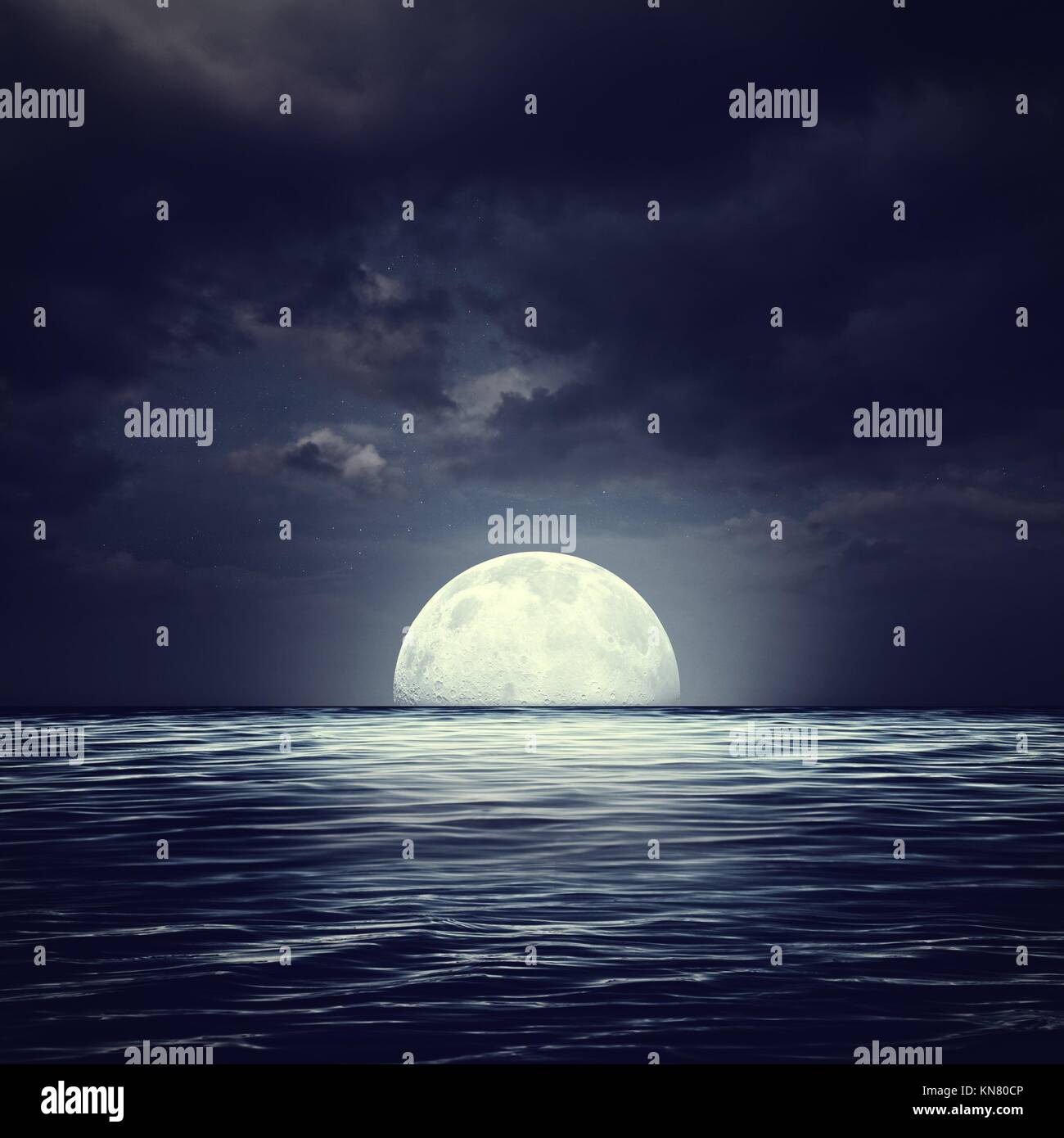 Stormy sea night hi-res stock photography and images - Alamy