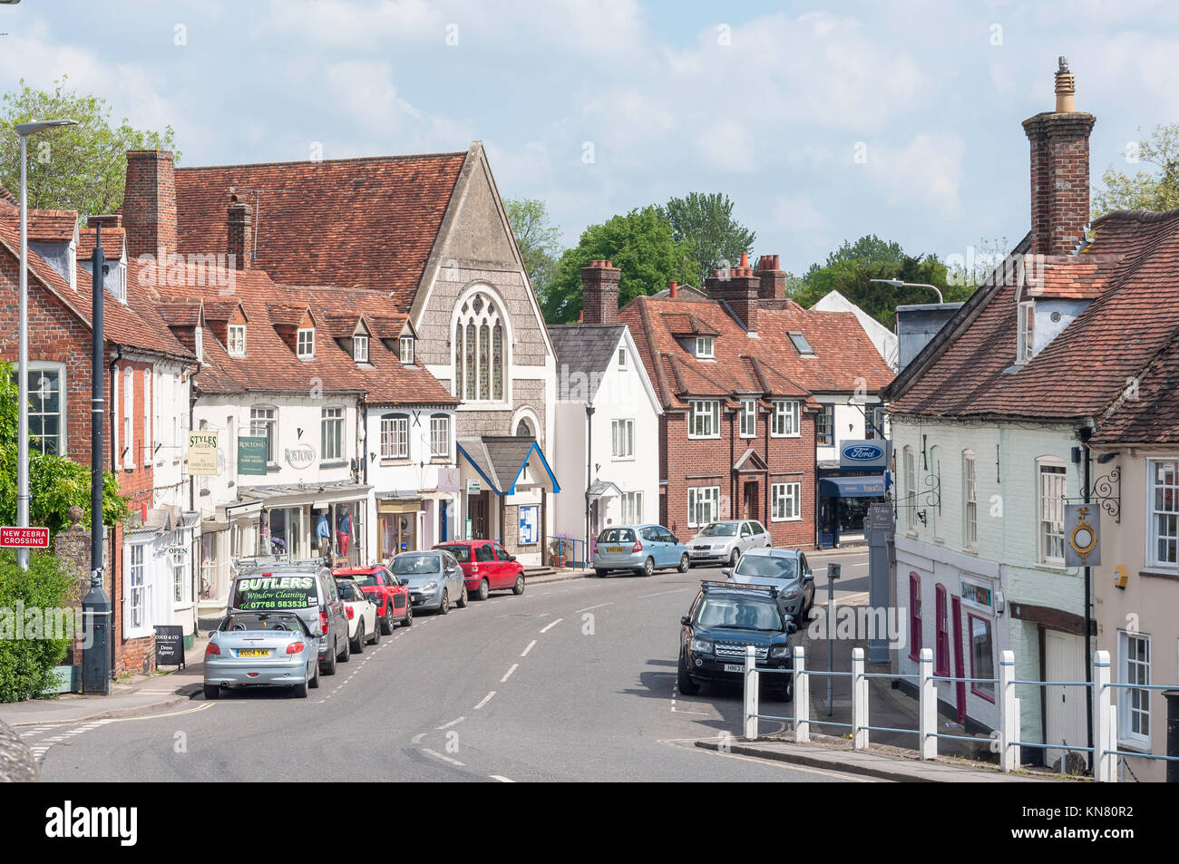 Bridge Street, Hungerford, Berkshire, England, United Kingdom Stock ...