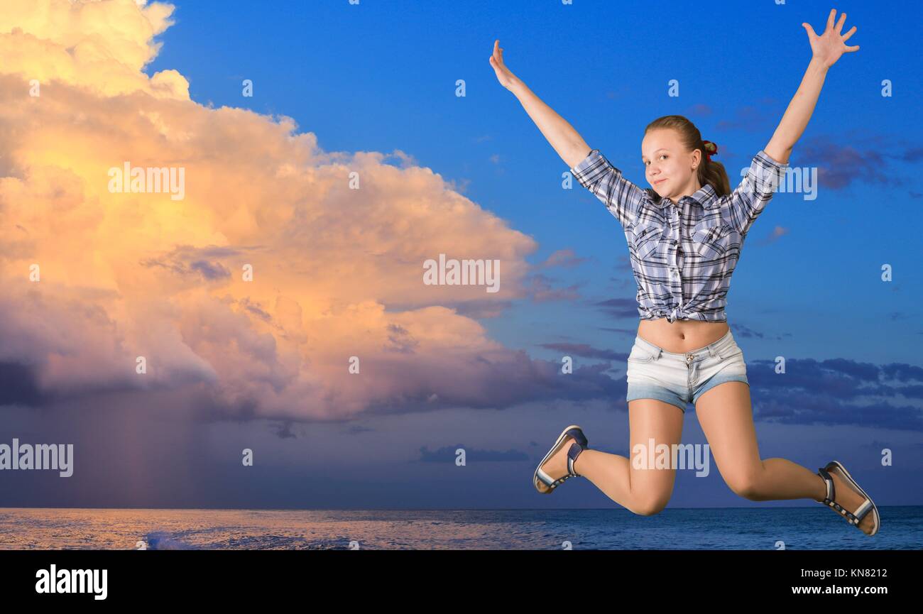 Happy living by the sea hi-res stock photography and images - Alamy