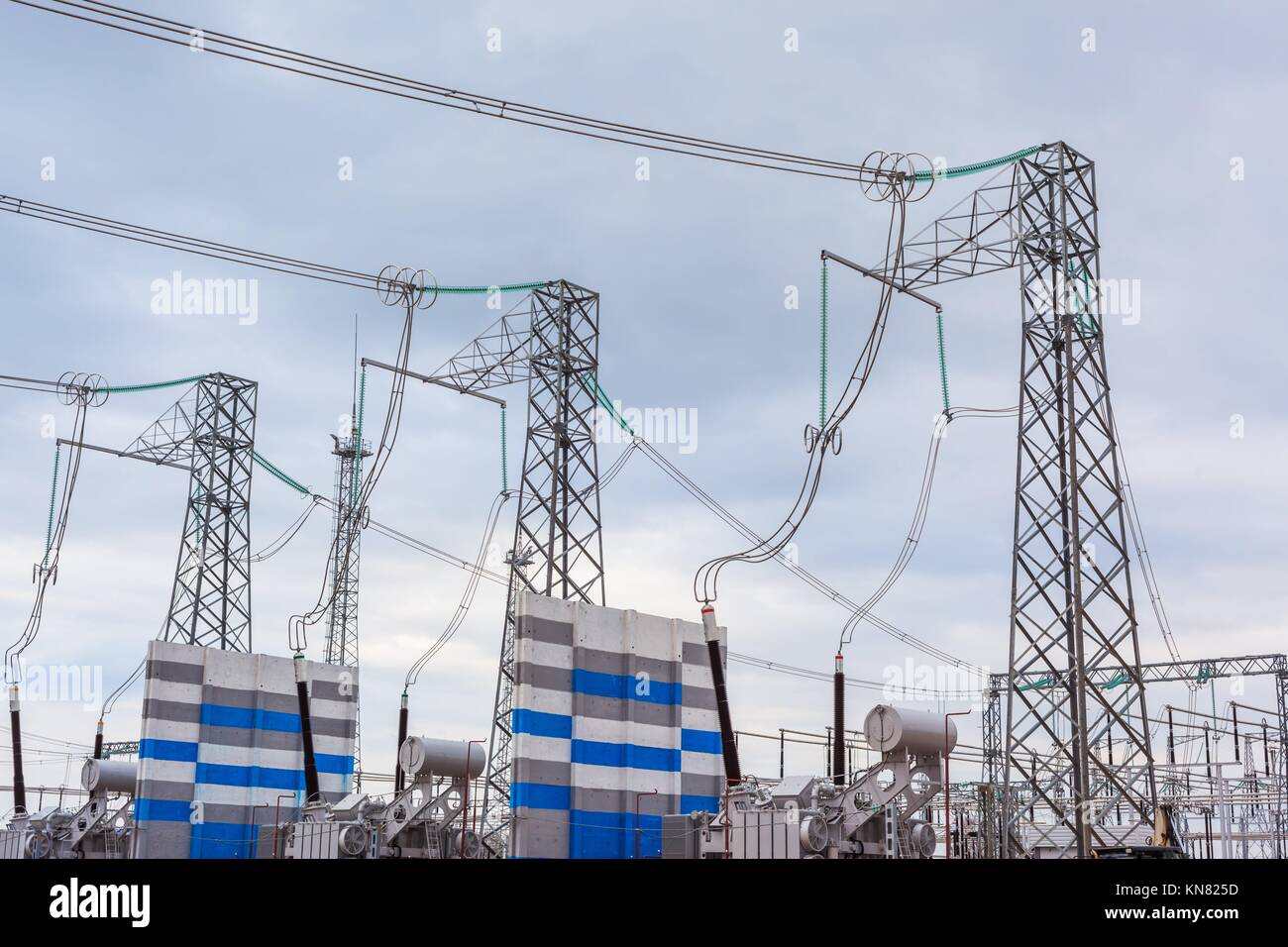 Electric power plant, power transmission line, industrial equipment ...