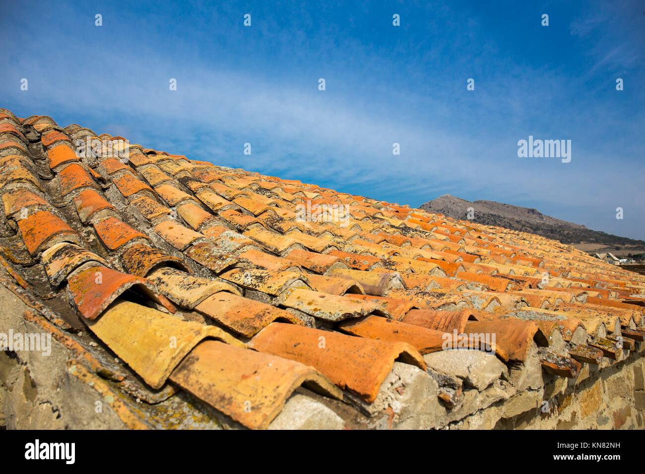 Old Roof Tile Pattern High Resolution Stock Photography and Images - Alamy