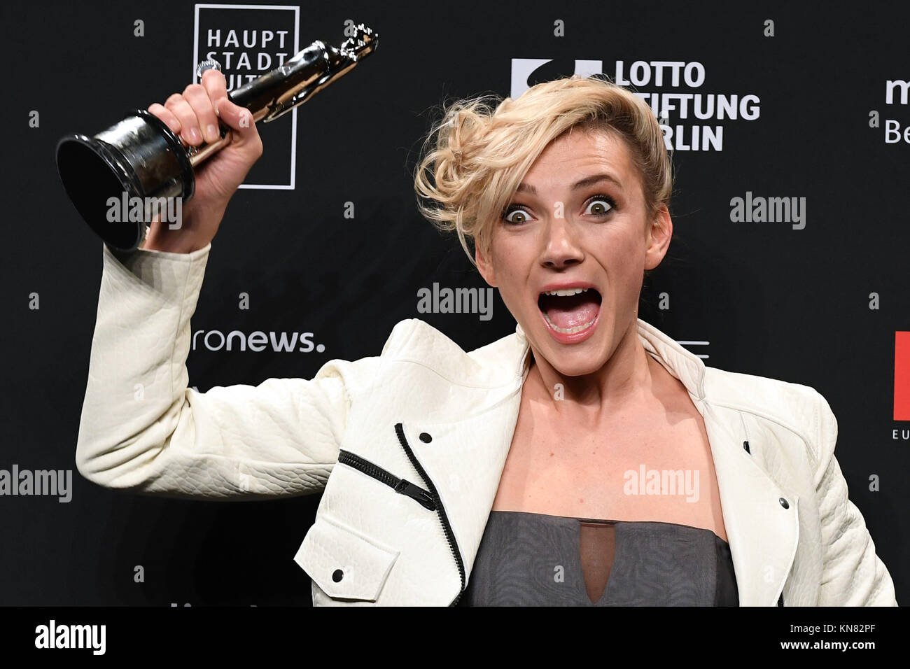 Berlin, Germany. 9th Dec, 2017. Hungarian actress Alexandra Borbely ...