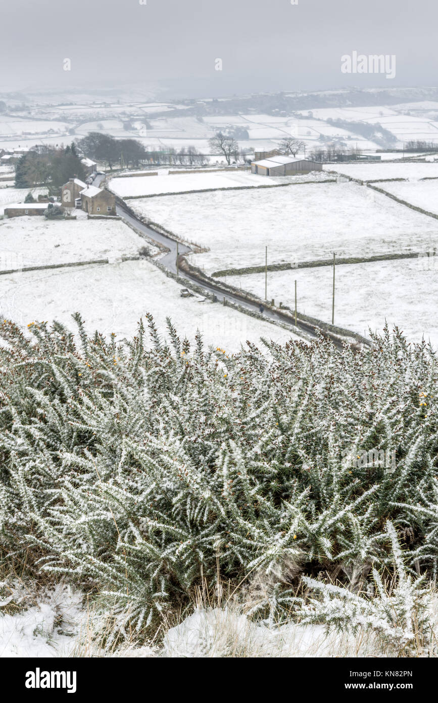 View from Wolvestone Heights, Holmfirth, England, UK. 10th December ...