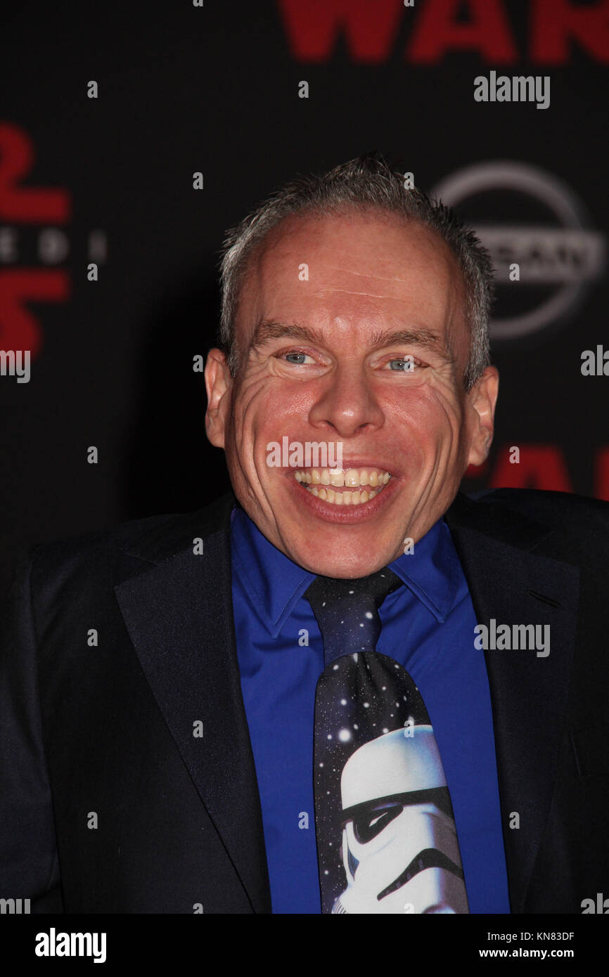 Los Angeles, USA. 09th Dec, 2017. Warwick Davis 12/09/2017 The World ...