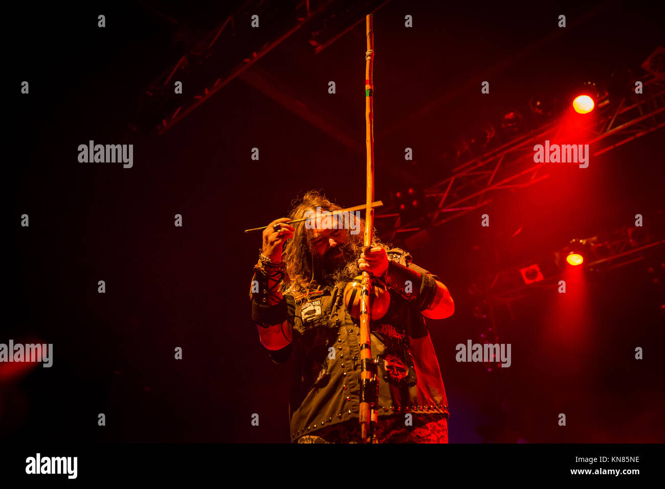 Milan, Italy. 5 December 2017. Brasilian band Cavalera Conspiracy with ...