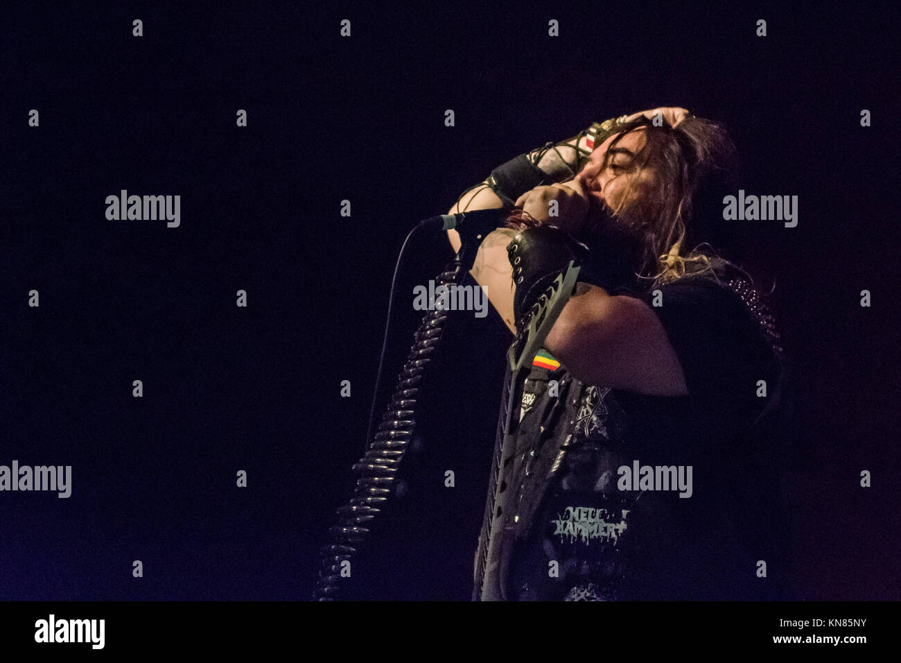 Milan, Italy. 5 December 2017. Brasilian band Cavalera Conspiracy with ...