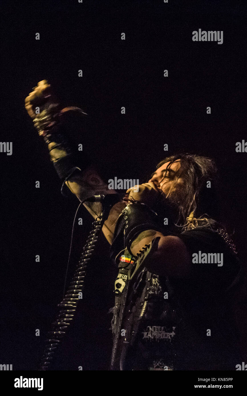 Milan, Italy. 5 December 2017. Brasilian band Cavalera Conspiracy with ...