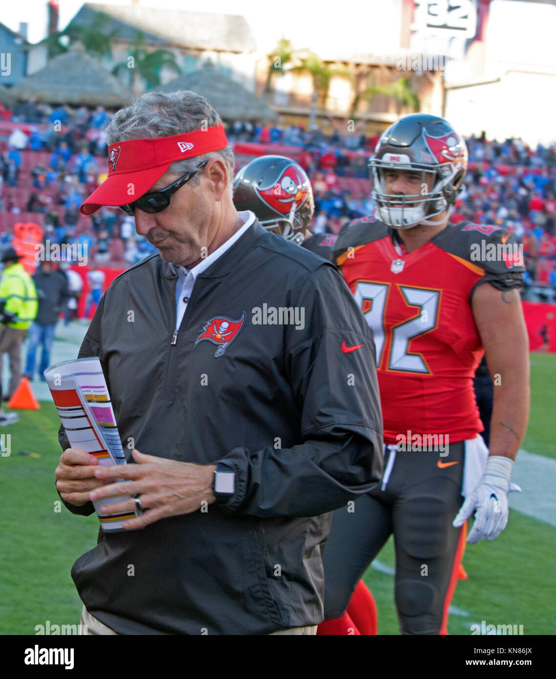 Tampa, Florida, USA. 10th Dec, 2017. JIM DAMASKE | Times.Bucs coach ...