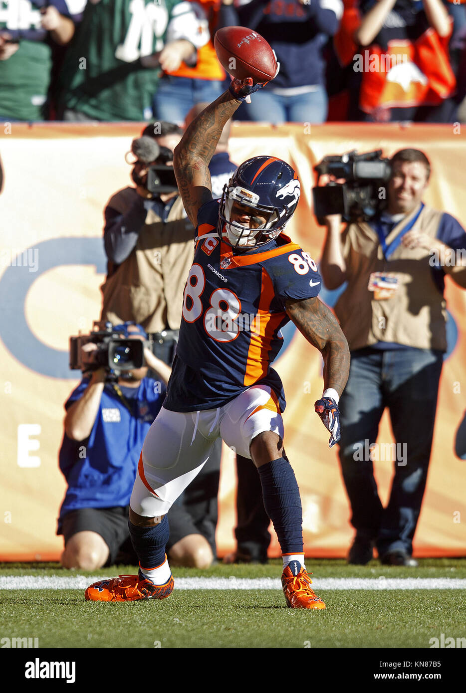 Denver, Colorado, USA. 10th Dec, 2017. Broncos WR DEMARYIUS THOMAS ...