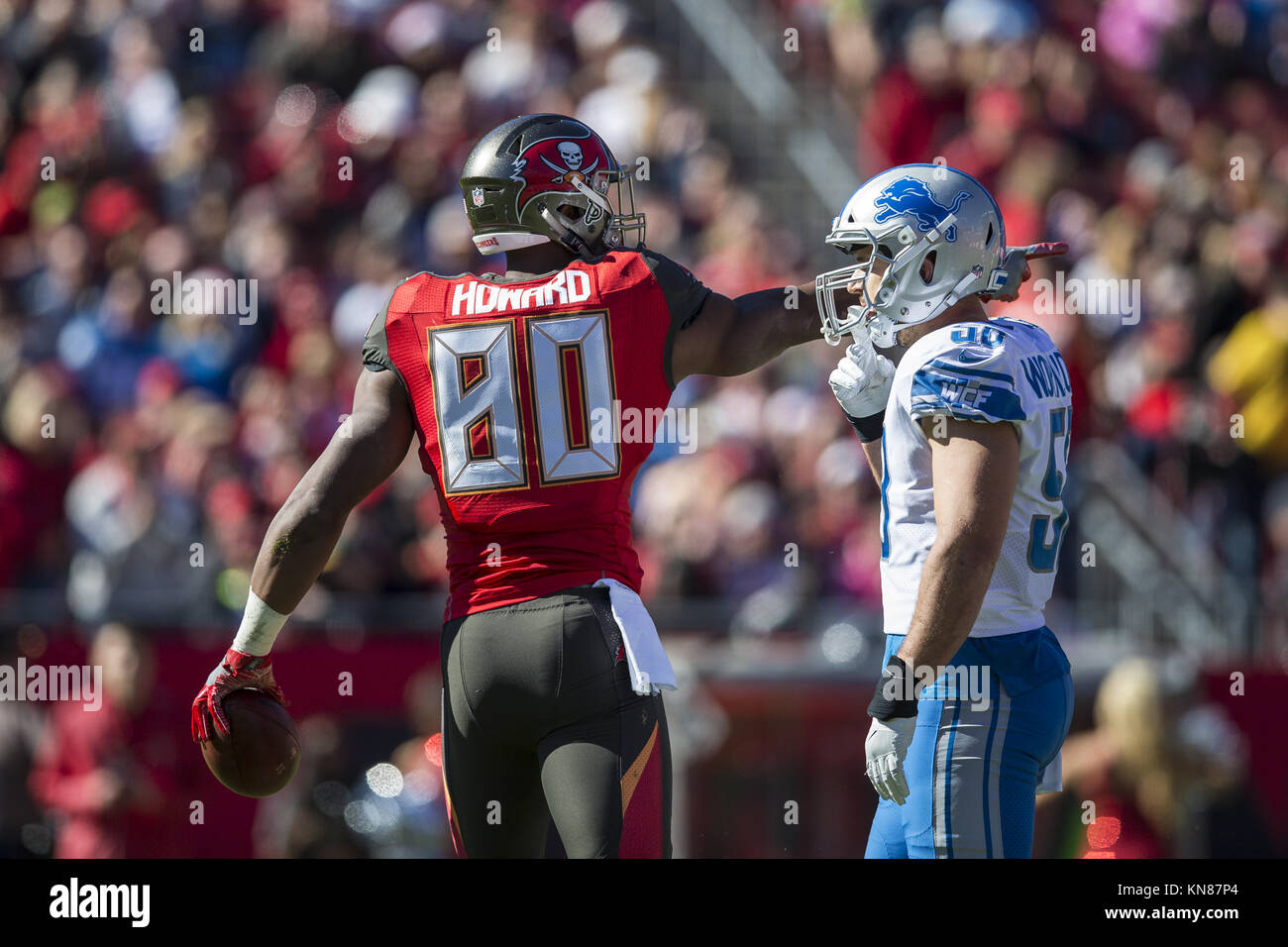 Tampa, Florida, USA. 10th Dec, 2017. Tampa Bay Buccaneers tight end O.J ...