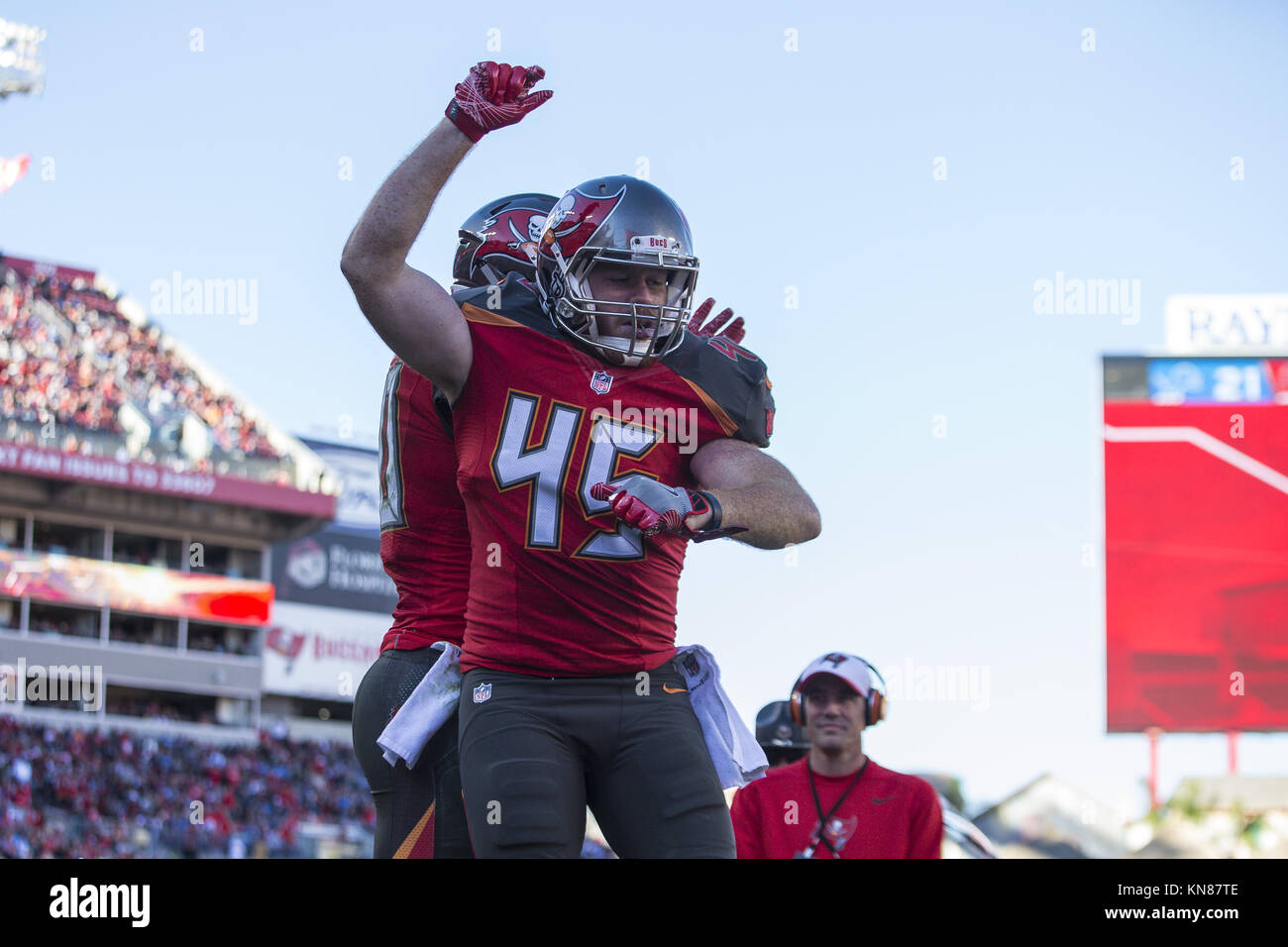 Tampa, Florida, USA. 10th Dec, 2017. Tampa Bay Buccaneers running back ...