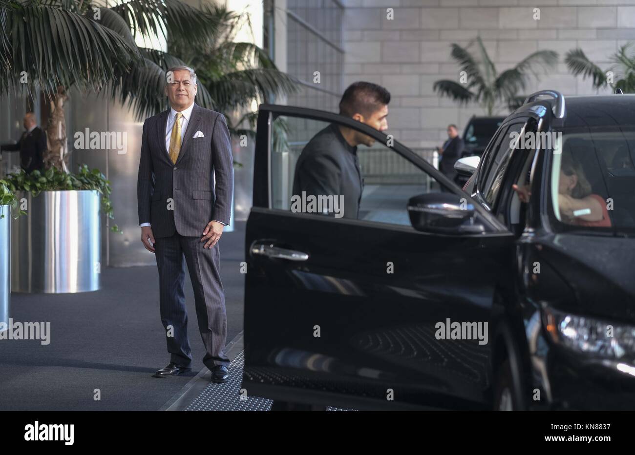 Los Angeles, California, USA. 8th Nov, 2017. Javier Cano, vp at JW ...