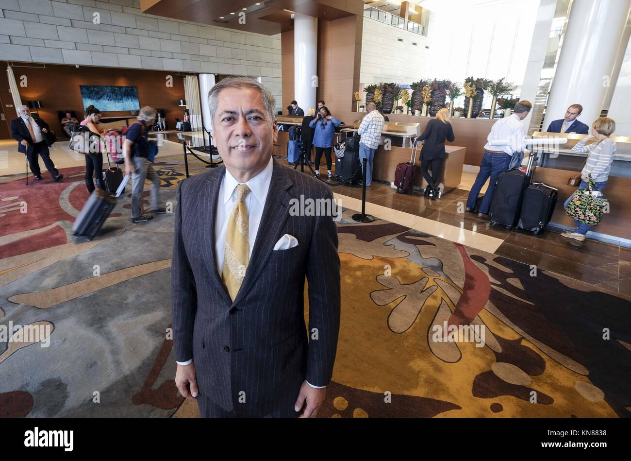 Los Angeles, California, USA. 8th Nov, 2017. Javier Cano, vp at JW ...