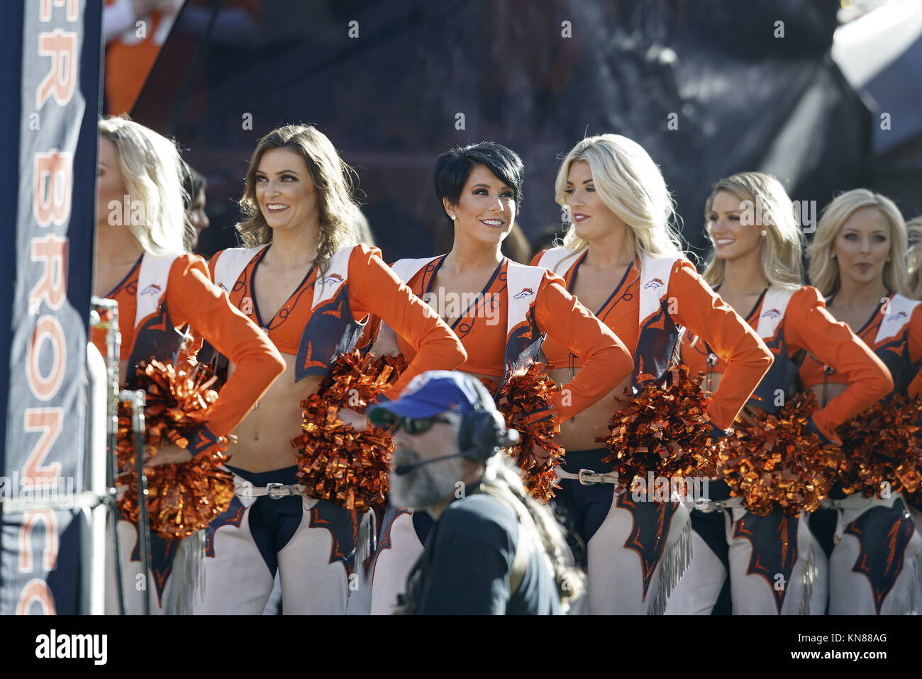 Denver, Colorado, USA. 10th Dec, 2017. The Denver Broncos Cheerleaders ...
