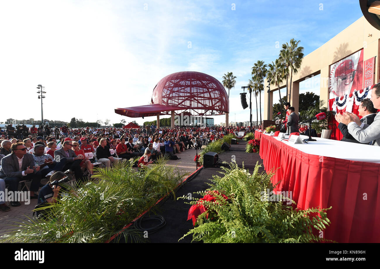 Anaheim, California, USA. 9th Dec, 2017. Shohei Ohtani (Angels) MLB ...