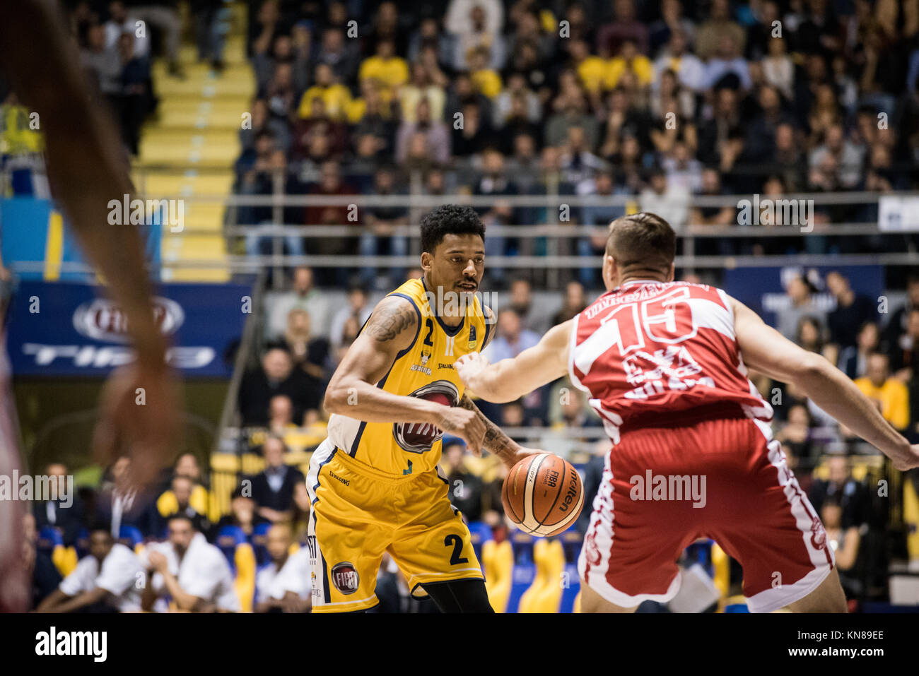 Diante Garrett (Fiat Torino Auxilium) during the Serie A Basketball ...