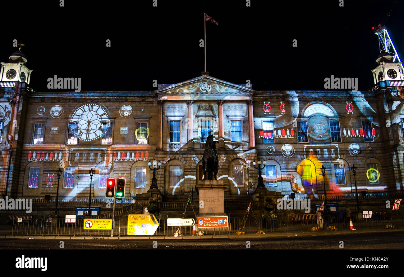 Edinburgh/ Scotland - December 10th 2017 - Edinburgh's Giant Advent ...