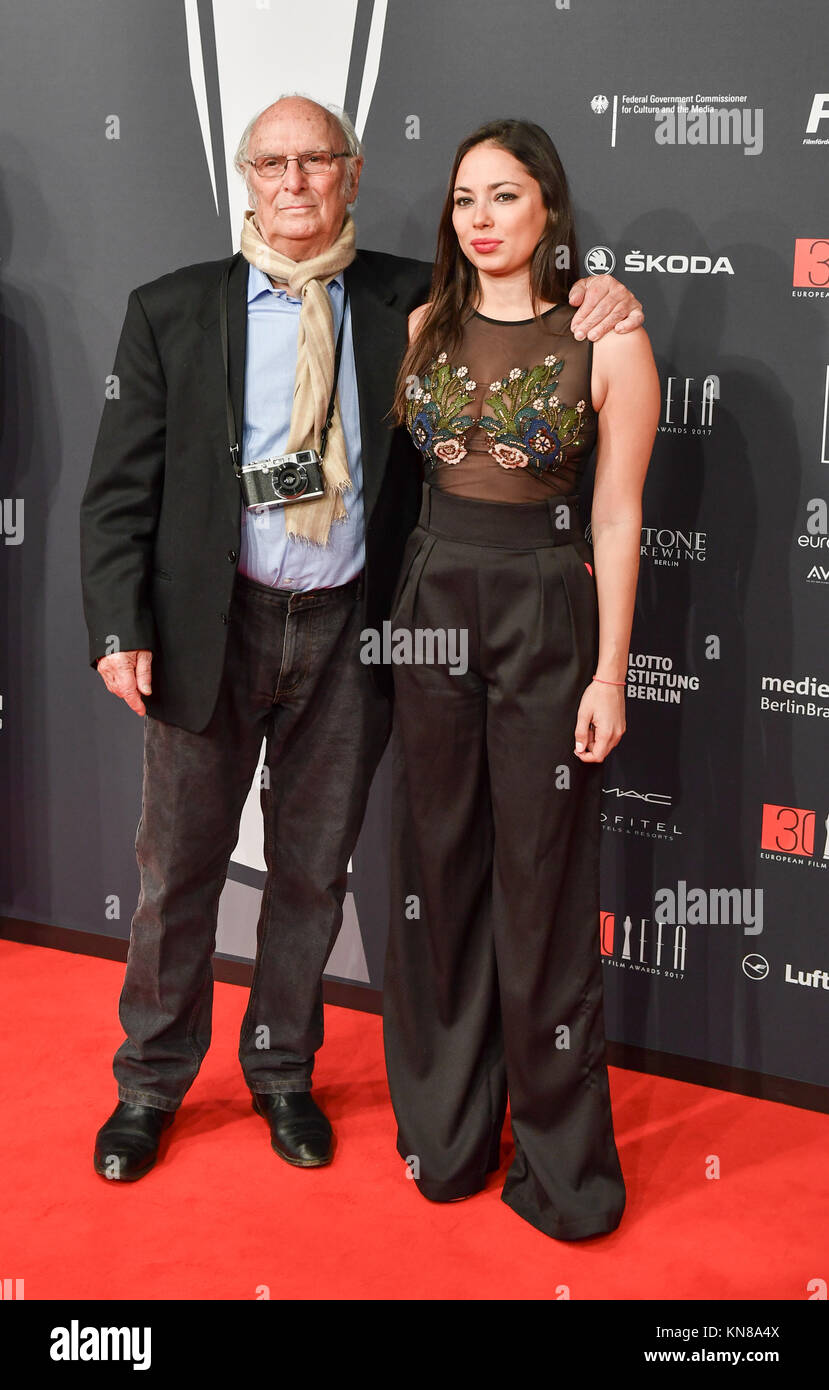 Berlin, Germany. 9th Dec, 2017. Spanish director Carlos Saura and his ...