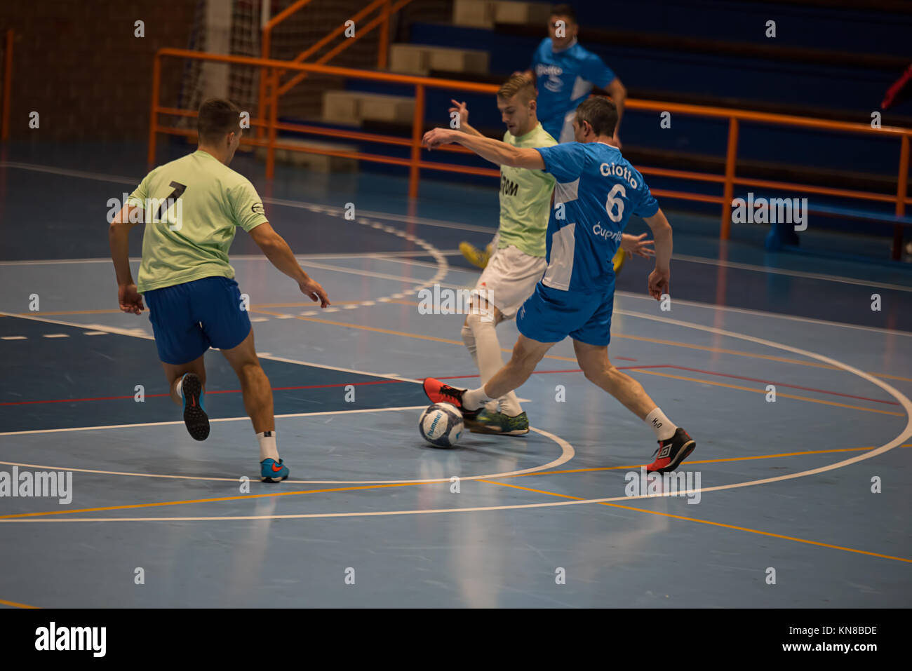 During their futsal match hi-res stock photography and images - Alamy
