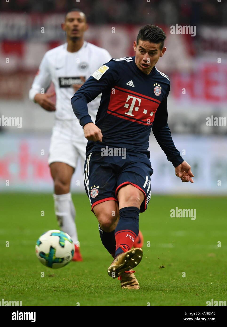 Bayern's James Rodriguez in action during the German Bundesliga soccer ...