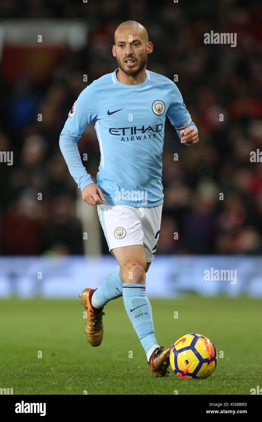 DAVID SILVA MANCHESTER CITY FC MANCHESTER UNITED FC V MANCHESTER CITY ...