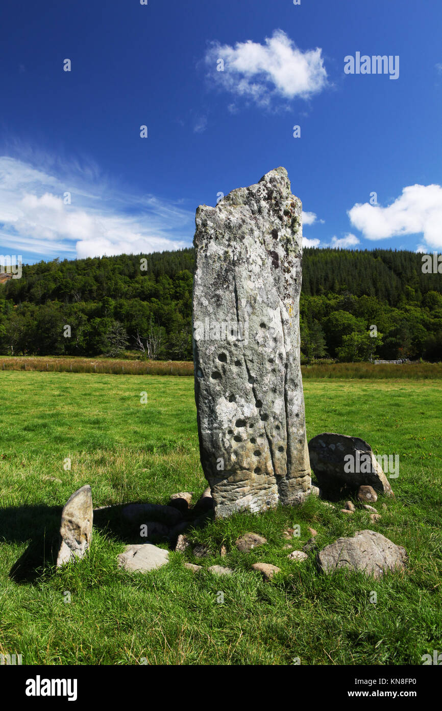 The Nether Largie stone S1, part of the Nether Largie standing stones ...