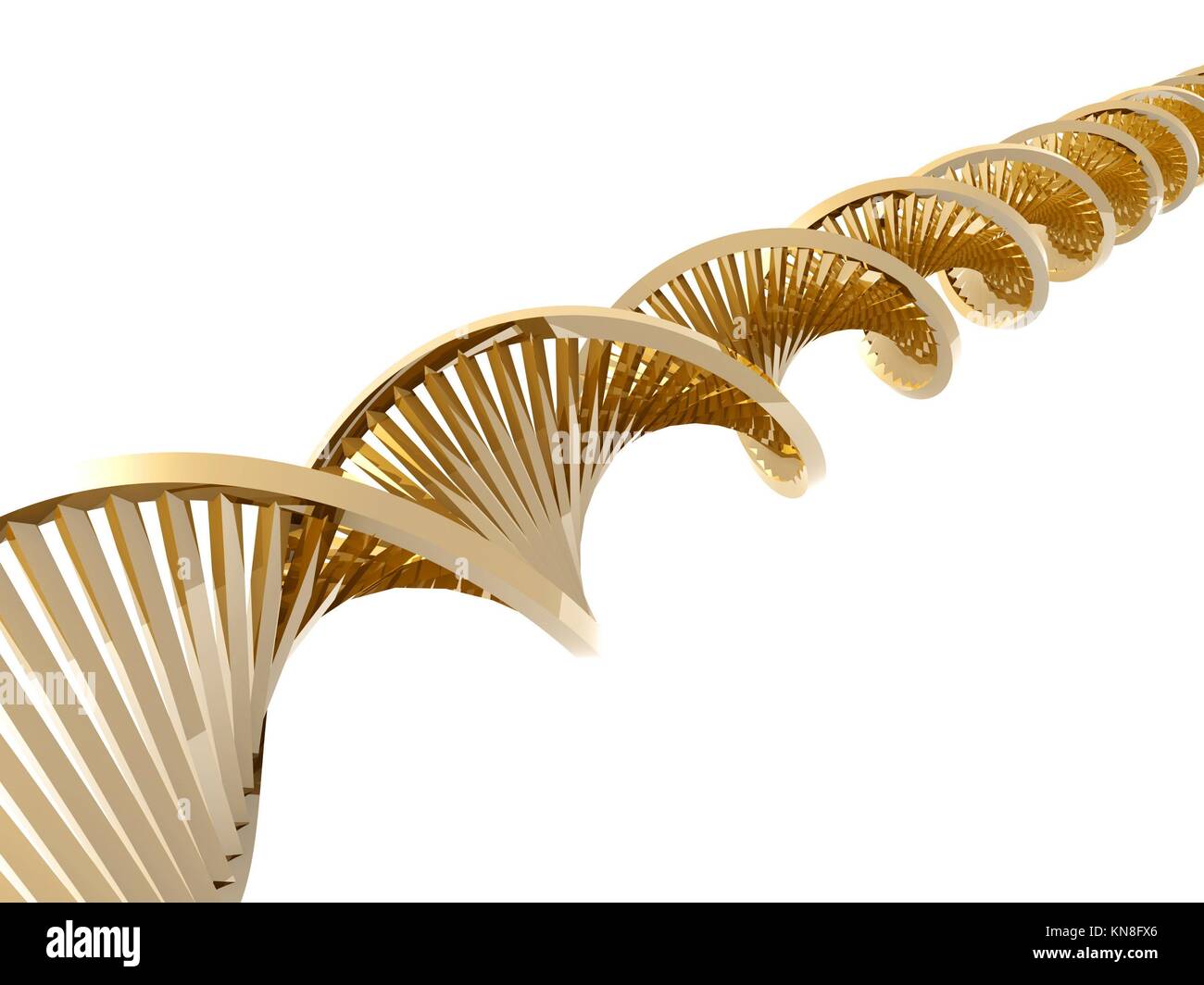 3d rendered double helix dna hi-res stock photography and images - Alamy