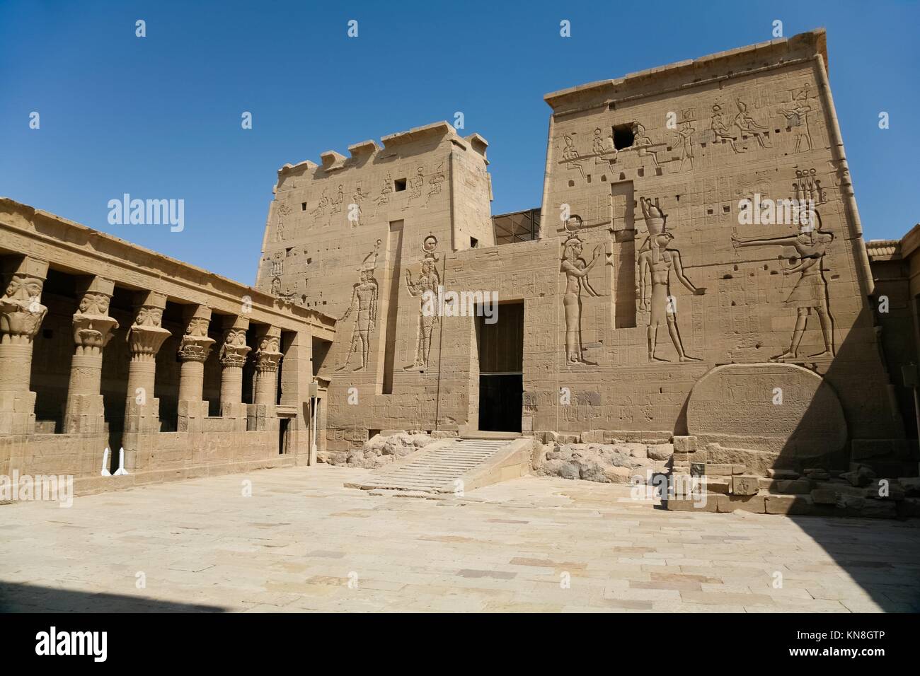 Isis Temple, Philae Interior High Resolution Stock Photography and ...
