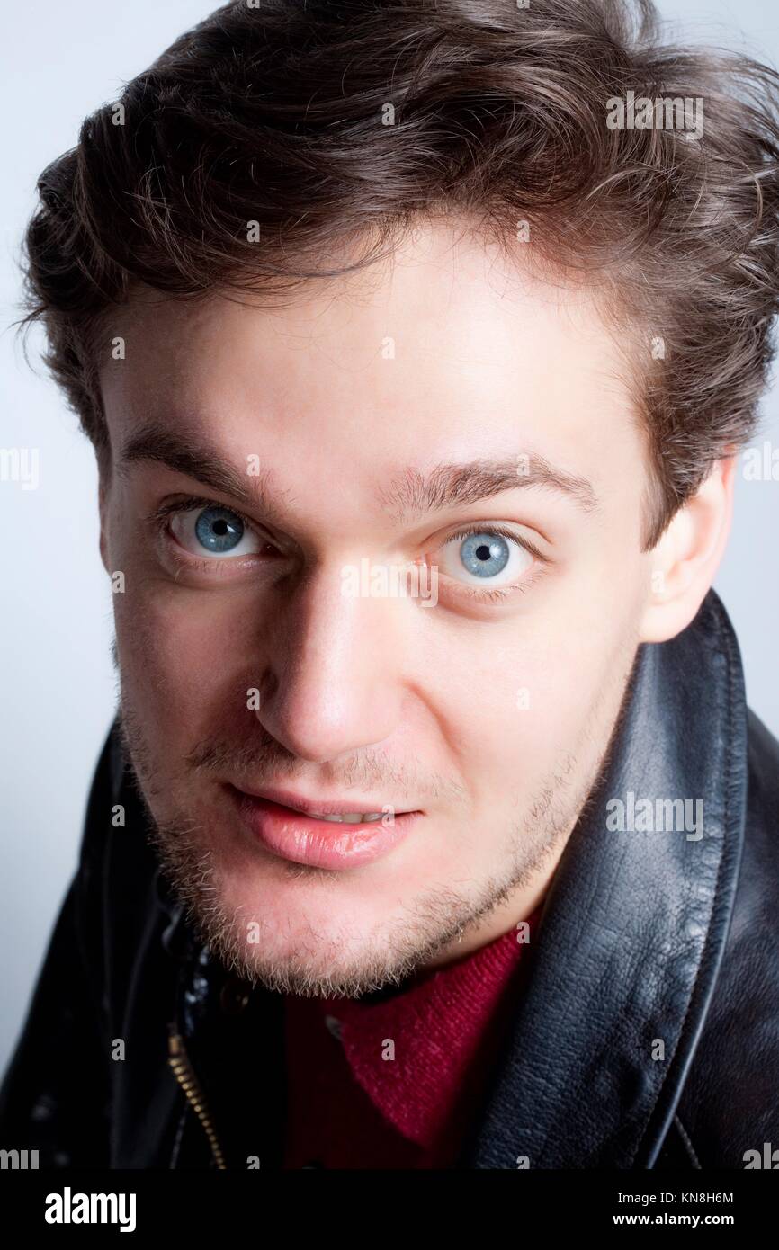 Male brown hair hi-res stock photography and images - Alamy