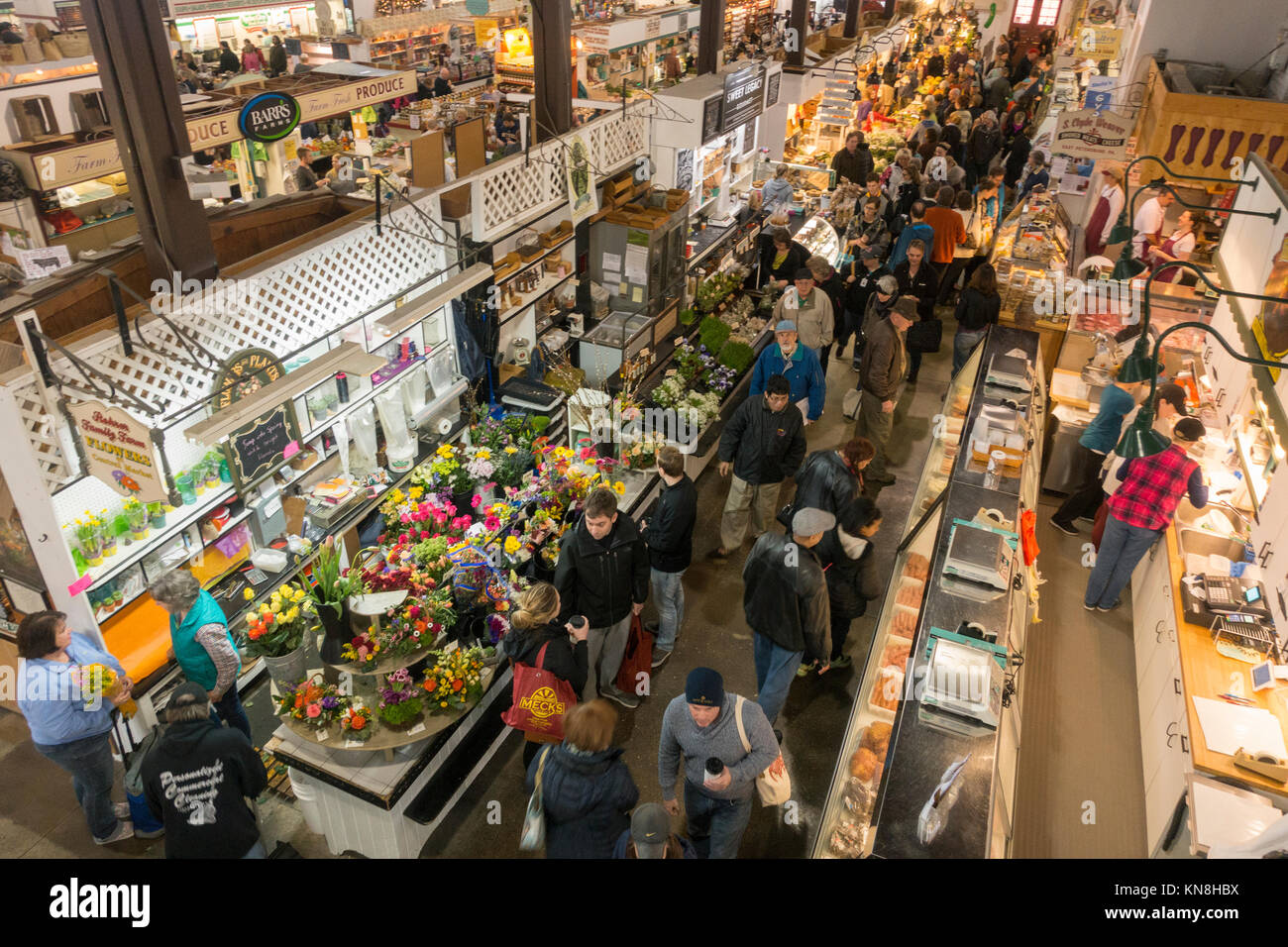 Lancaster Central Market PA Stock Photo - Alamy