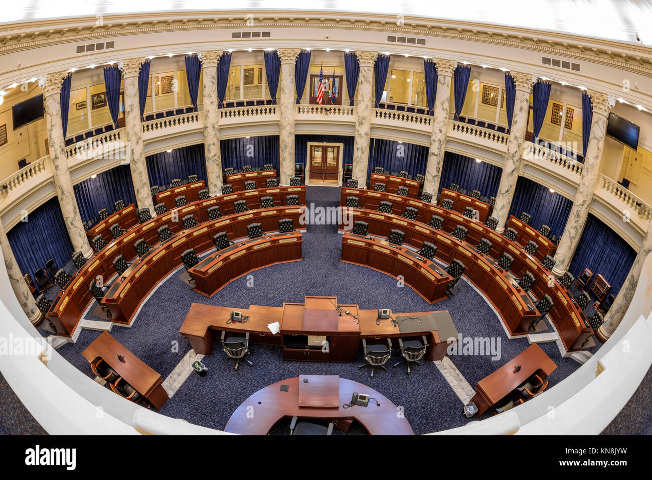 Inside chambers state capitol building hi-res stock photography and ...