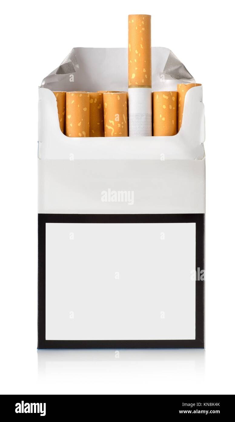 Cigarette packet pack empty hi-res stock photography and images - Alamy