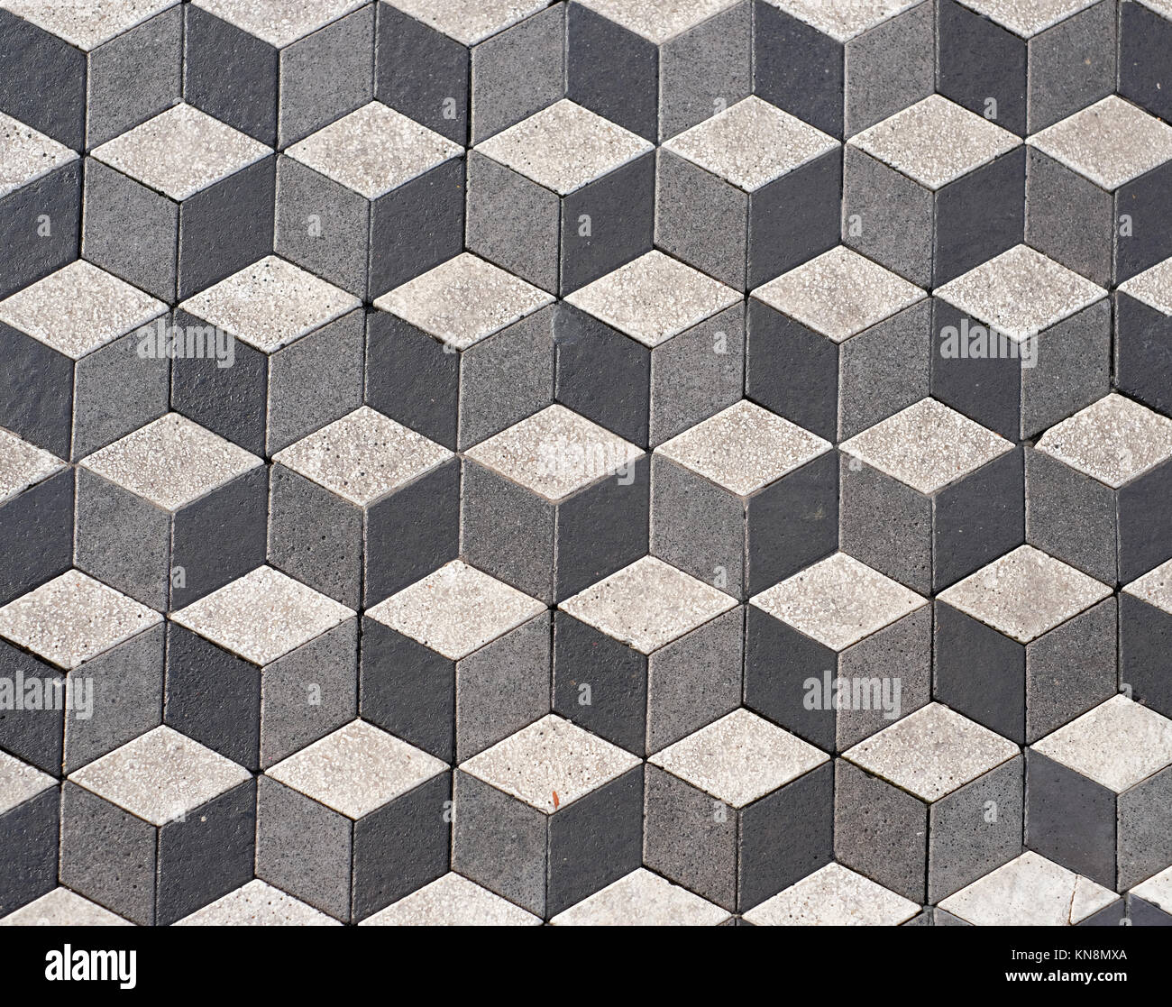 November 2017 - Abstract shapes from footway pavement paving on a ...