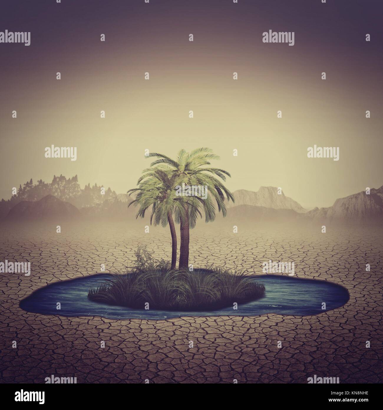 Abstract light desert mirage hi-res stock photography and images - Alamy