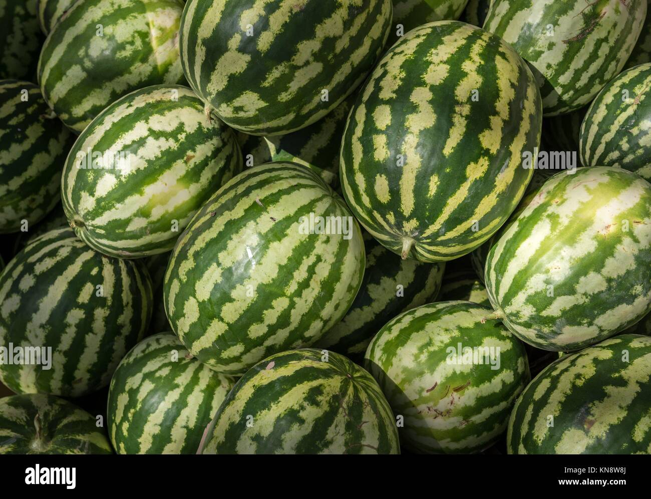 watermelon on a bazaar in Kashan, Iran Stock Photo - Alamy