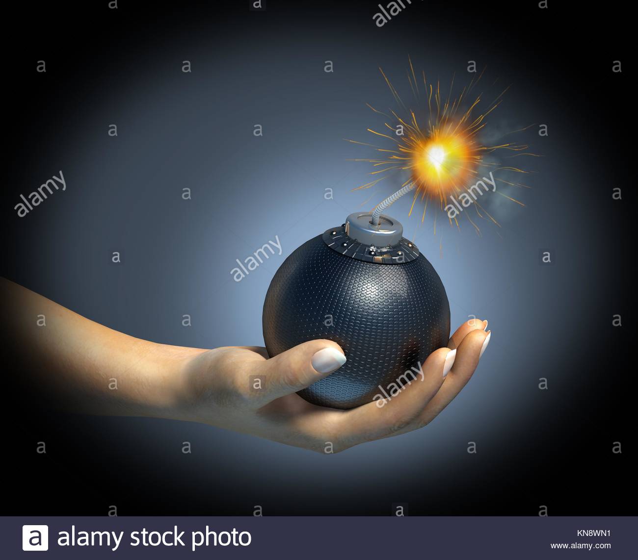 Hand Holding A Bomb Stock Photos & Hand Holding A Bomb Stock Images - Alamy