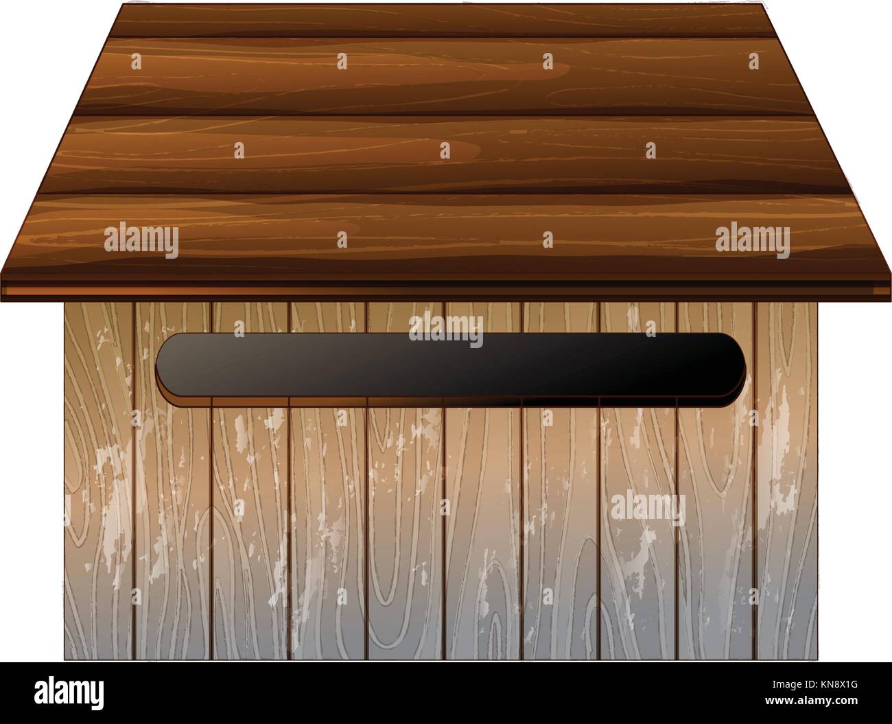 Illustration of a mailbox on a white background Stock Vector Image ...