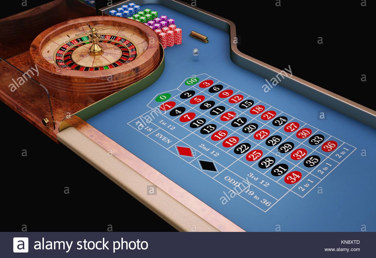 Roulette Table Stock Photos & Roulette Table Stock Images - Alamy