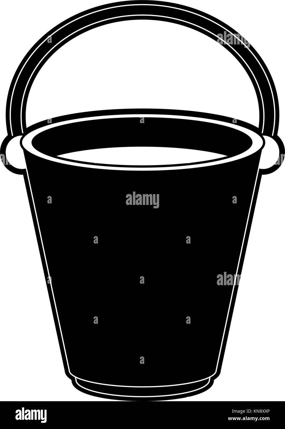Bucket with water Stock Vector Image & Art - Alamy