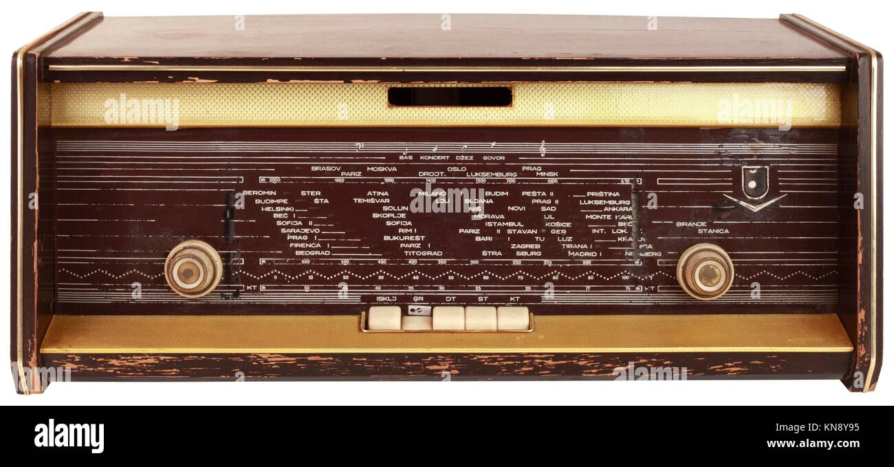 Old radio device hi-res stock photography and images - Alamy