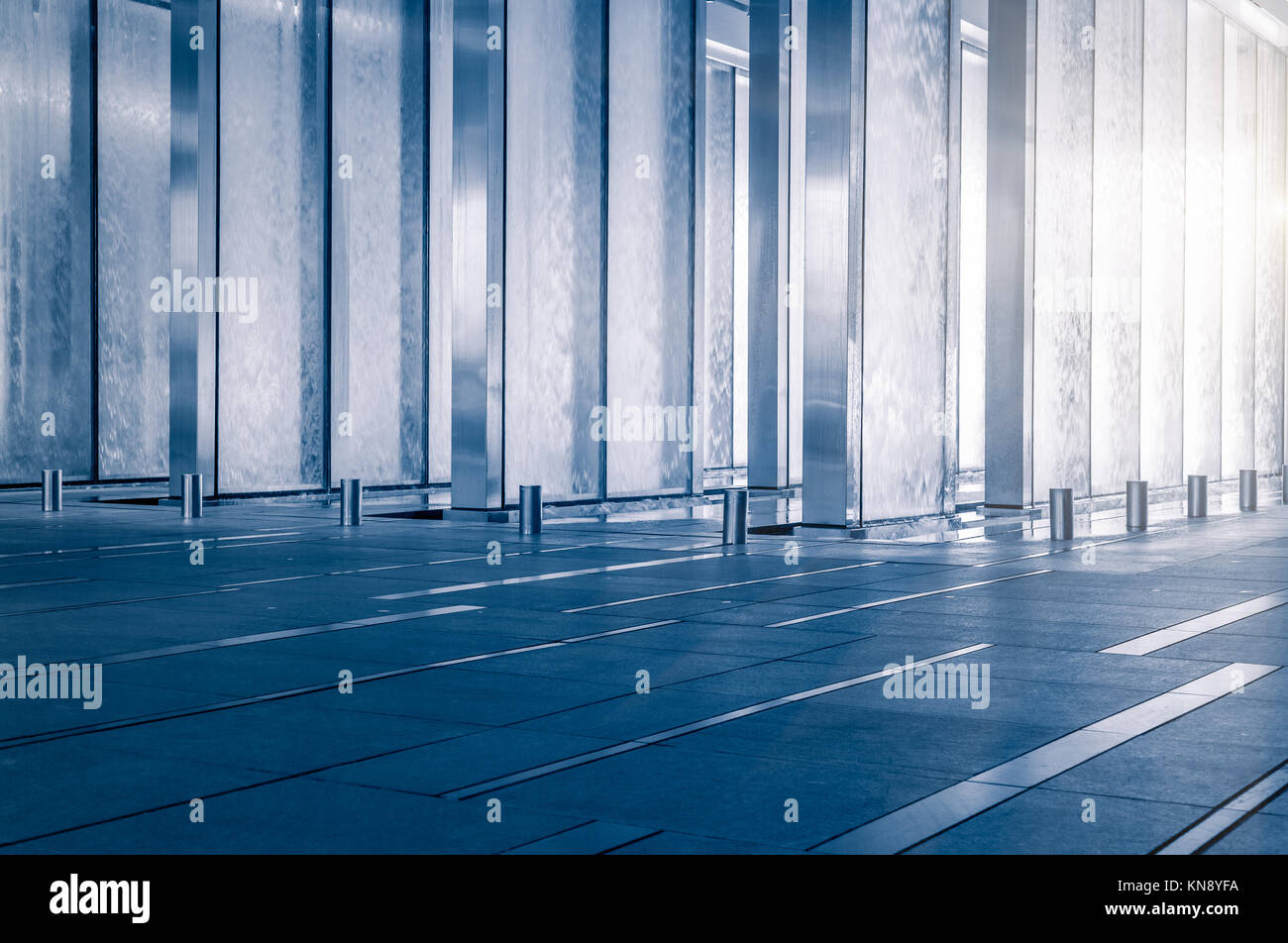 detail of glass architectures in blue tone Stock Photo - Alamy